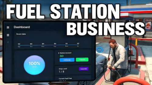 AK47 QB Fuel Station Businesss - US Scripts - Advanced Leaks